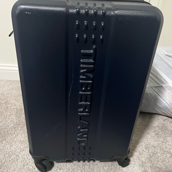 Timberland | Accessories | Timberland Dark Blue Rolling Luggage | Poshmark